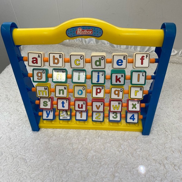 redbox | Toys | Red Box Alphabet Frame With Words On Back Vintage Toy ...